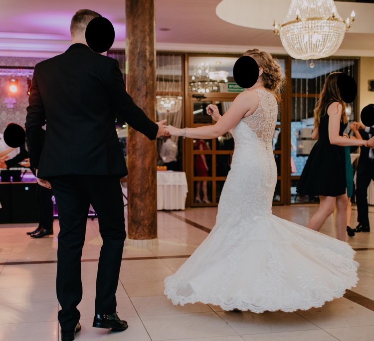 Suknie - Suknia ślubna Mori Lee 3876 - rybka - 2 400,00zł