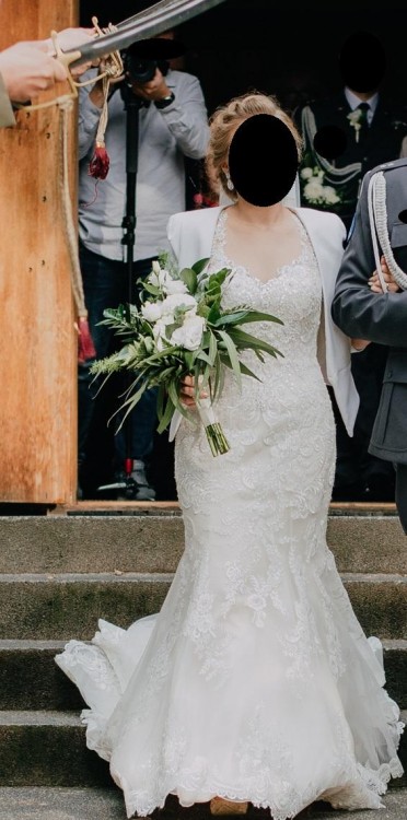 Suknie - Suknia ślubna Mori Lee 3876 - rybka - 2 400,00zł