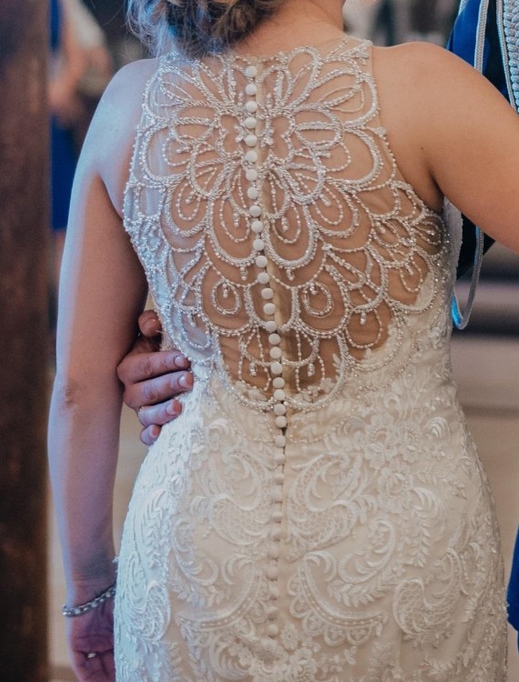 Suknie - Suknia ślubna Mori Lee 3876 - rybka - 2 400,00zł